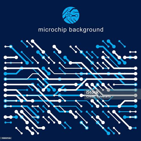 벡터 추상적인 컴퓨터 회로 보드 그림 연결 기술 요소 전자 테마 웹 디자인입니다 현대 기술 통신 합니다 컴퓨터 칩에 대한 스톡 벡터 아트 및 기타 이미지 Istock