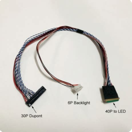 Jual Kabel Lvds Panel Layar Laptop Lvds Ipex Pin Untuk Board Universal Single Dual Channel