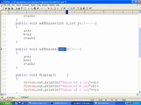java programming tutorial 9 method overloading video dailymotion