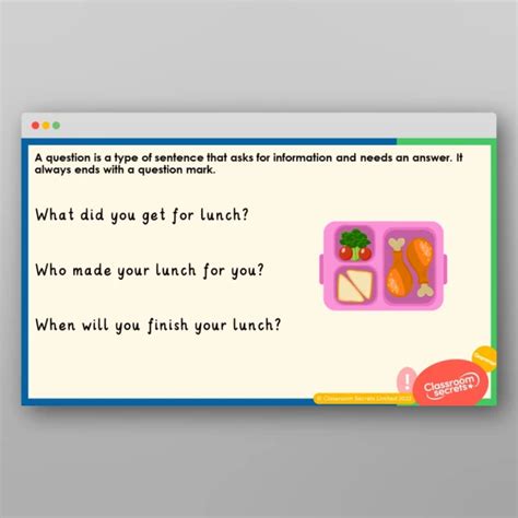 Year 1 Question Openers Teaching Ppt Resource Classroom Secrets
