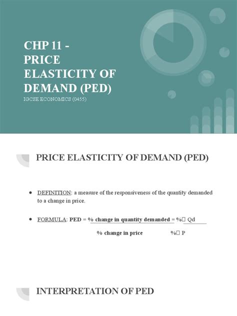Chp 11 Price Elasticity Of Demand Ped Igcse Economics 0455 Download Free Pdf Demand
