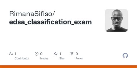 Github Rimanasifisoedsaclassificationexam