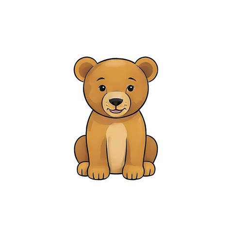 Ai Generated Cub Hand Drawn Cartoon Style Illustration 42054158 Png