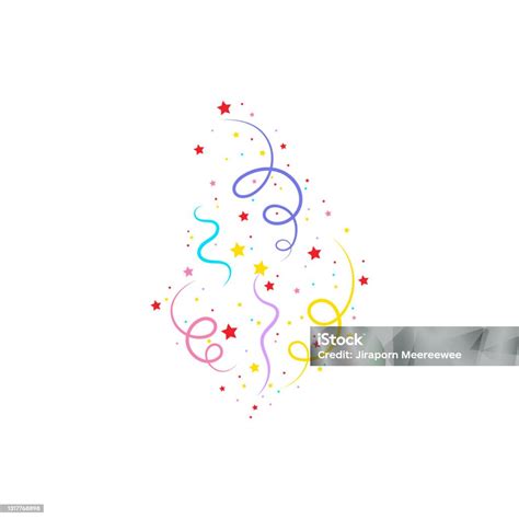 생일 파티 생일 파티 색종이와 폭발 파티 포퍼 플랫 벡터 Llustration 및 아이콘 귀여운에 대한 스톡 벡터 아트 및 기타 이미지 Istock