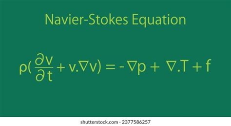 11 Navier Stokes Equation Stock Vectors And Vector Art Shutterstock