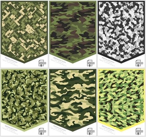 Камуфляжные флажки для оформления к 23 февраля К посту прикреплен архив с изображениями 6 шт