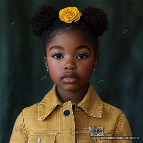Ai创作图powerful肖像 儿童缪拍套餐 儿童拍照造型 小女孩发卡 的小女孩人相 黑人小孩 小女孩人相 黑皮辣妹 人相像小女孩 小发髻小