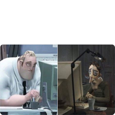 Создать мем "папа из суперсемейки за компьютером, отец из суперсемейки ...