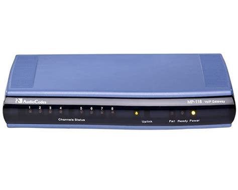 Audiocodes Mediapack 118 Analog Voip Gateway 8 Fxo Ports Mp118 8o Sip Voip Supplies