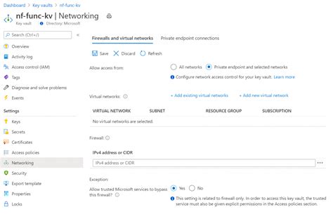 Connect Azure Functions Securely To Key Vault Using Vnet Integration