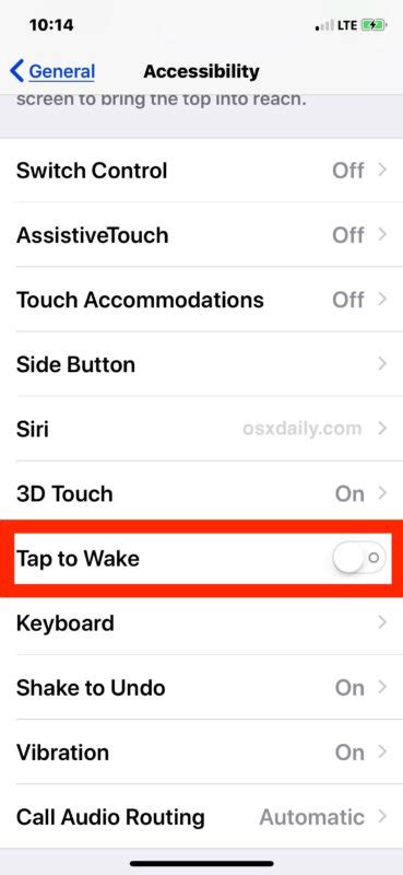 How To Disable Tap To Wake On Iphone X Xs Xr Iphone Xs Max