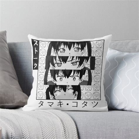 Stoek7376 Tamaki Kotatsu Fire Force Throw Pillow Fire Force Shop