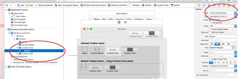 Macos How To Create Consistent Toolbar Buttons With Icons Stack Overflow