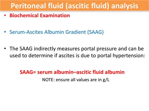 Ascitic Fluid Examination Pptx