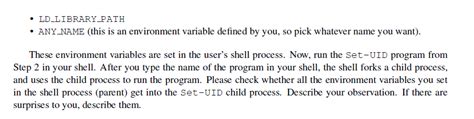25 Task 5 Environment Variable And Set Uid Programs