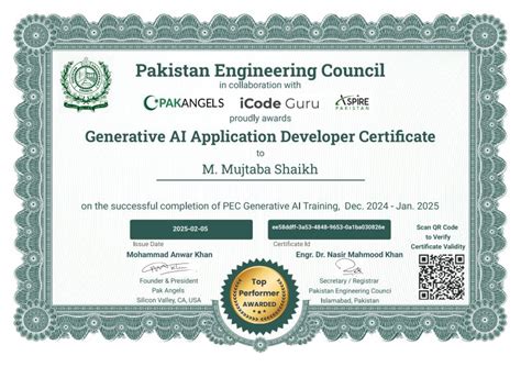Successfully Completed Generative Ai Application Developer