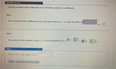 solved tutorial exercise find two numbers whose difference