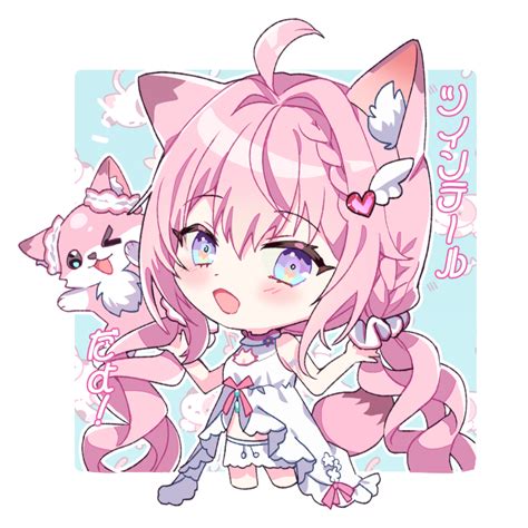 ホロライブ「ホロライブ6期生、博衣こより様の9月メンバーシップ限定壁紙イラストを描かせて」paraffinのイラスト