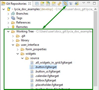 GIT Repositories View