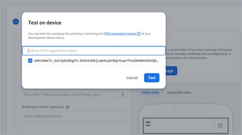 firebase cloud messaging how to test fcm push notification to a