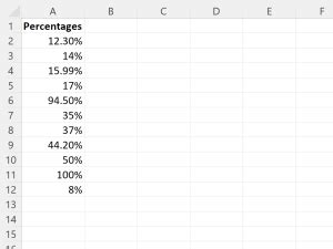 How To Remove Percentage Symbol In Excel With Example