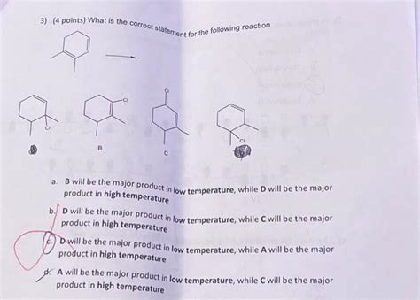 Solved 3 4 Points What Is The Correct Statement For The Chegg Com