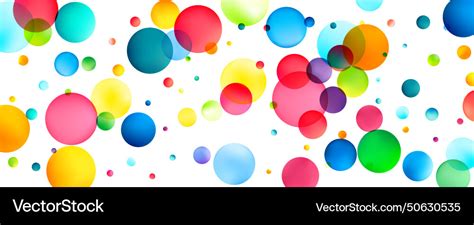 Vibrant Floating Orbs Royalty Free Vector Image