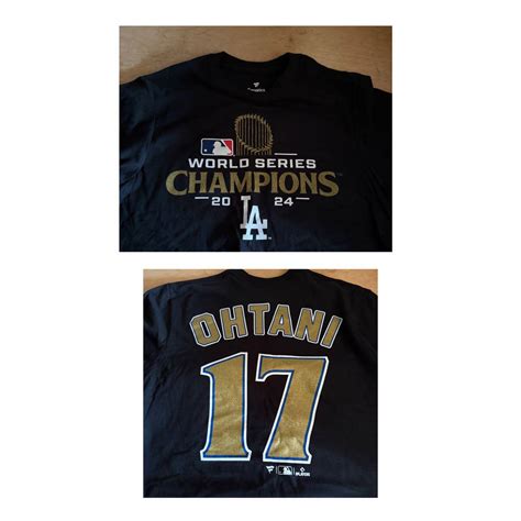ロサンゼルスドジャース ワールドシリーズチャンピオンtシャツ 2024 大谷翔平 メルカリ