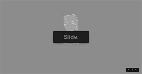 Spring Slide Codesandbox