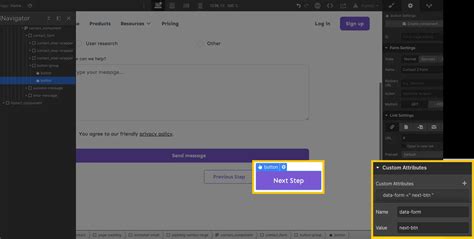 create a multi step form without slider in webflow with formly