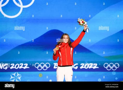 Eileen Gu Chn February 8 2022 Freestyle Skiing Womens Big Air