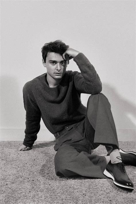 Download Noah Schnapp Grayscale Photoshoot Wallpaper