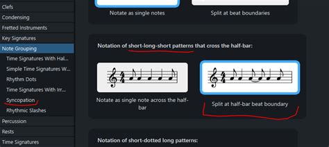 Notation Options For Note Grouping Not Applying 4 By Janus Dorico