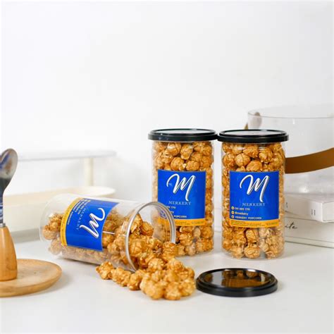 ป๊อปคอร์นรสคาราเมล Caramel Popcorn 140กรัม กระปุกละ 149฿ Shopee Thailand