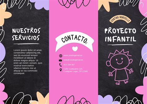 Folletos Escolares Para Clases Y Eventos