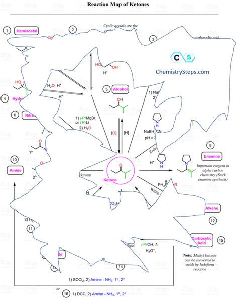 Organic Chemistry Reaction Maps Chemistry Steps