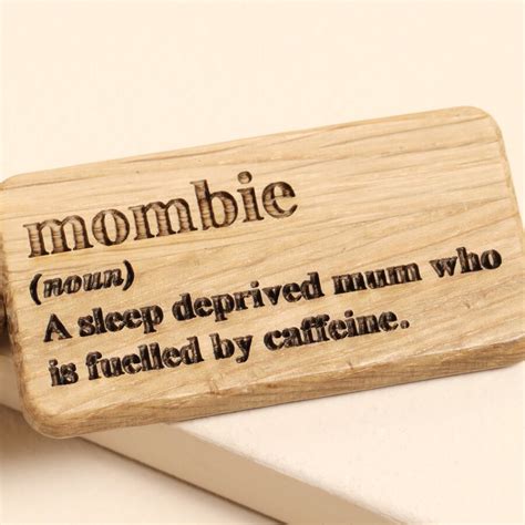 Loft Mombie Oak Rectangular Keyring Lisa Angel
