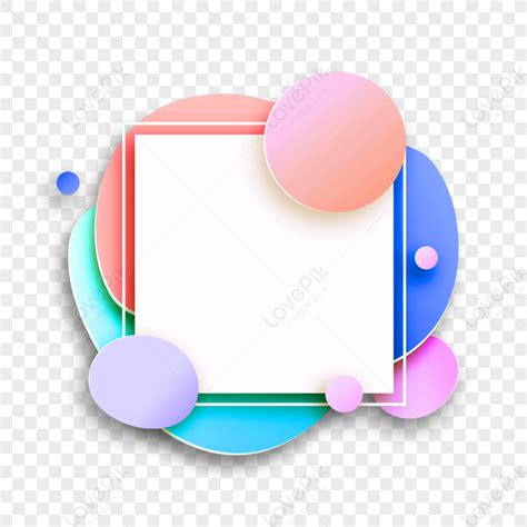 컬러 창의 종이 일러스트 컷 스타일 텍스트 상자미술레트로 Png 일러스트 무료 다운로드 Lovepik