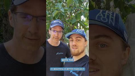 Zen Of Python 1 Beautiful Is Better Than Ugly Pythonic Development Bob Belderbos