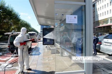 Автобусны буудлуудыг хөөстэй угаалгаар халдваргүйжүүлж байна Caakmedee Mn