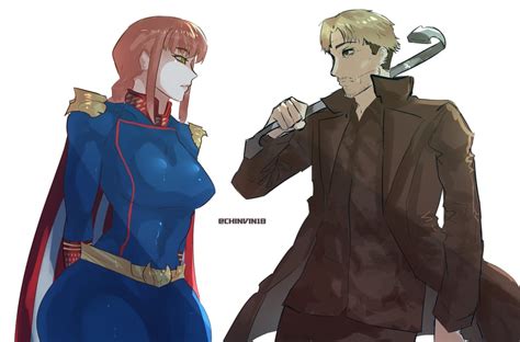 Makima Kishibe Homelander And Billy Butcher Chainsaw Man And More Drawn By Chinvin