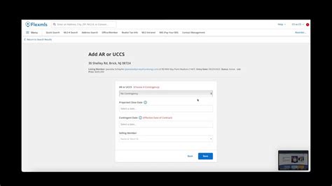 How To Designate Listing Under Attorney Review Or Under Contract Continue To Show Monmouth