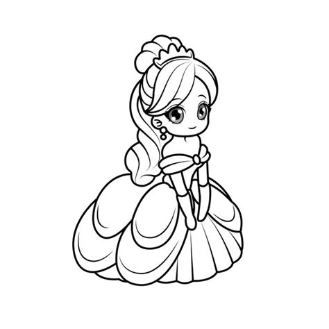 Disney Princess Outline Printable
