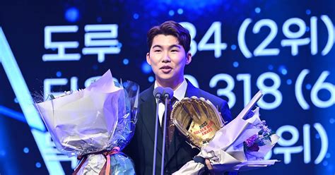 키움 김혜성 작년 유격수 이어 2루수 Gg 수상 Kbo 최초 골든글러브