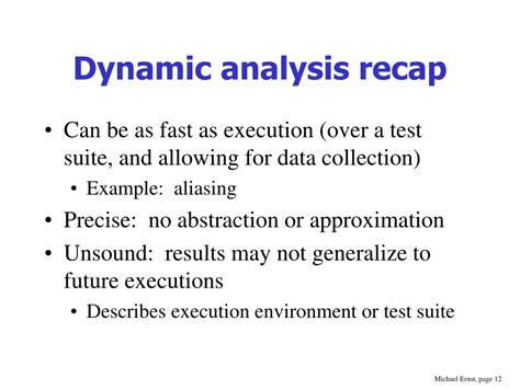 Ppt Static And Dynamic Analysis Synergy And Duality Powerpoint Presentation Id9470178