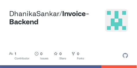 Github Dhanikasankarinvoice Backend
