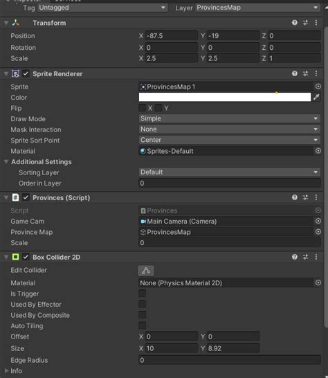 Grand Strategy Selectable Provinces Outline Unity Engine Unity