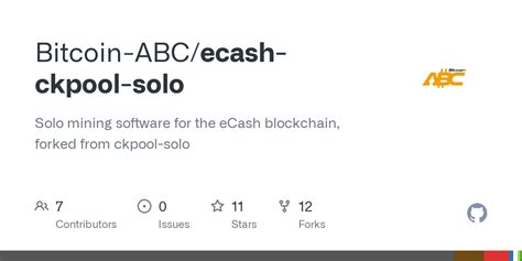 Github Bitcoin Abc Ecash Ckpool Solo Solo Mining Software For The Ecash Blockchain Forked