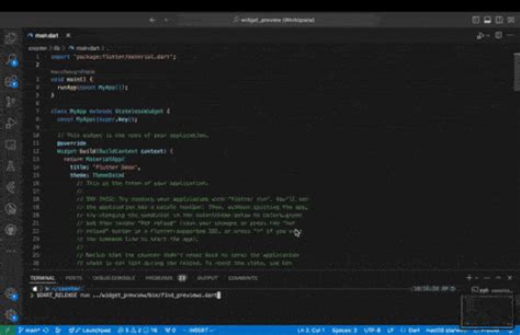 Flutter 终于正式规划 Ide Widget 预览支持，基础技术架构公布 · Gitbook