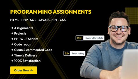 Do Web Html Css Js And Php Programming Assignments By Kardikdigital